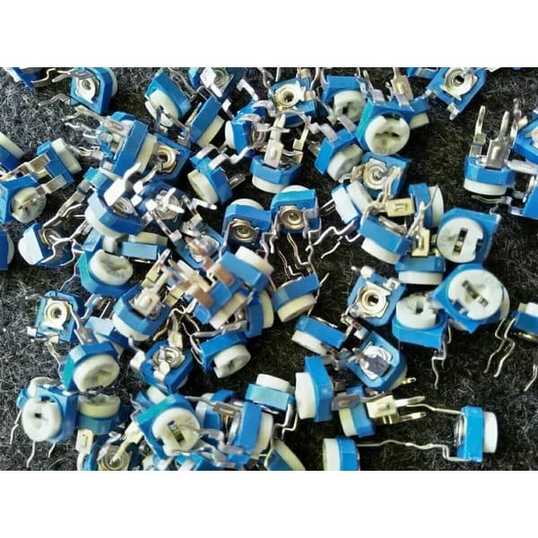 Jual Potensiometer VR Trimpot Resistor Variable 102 103 501 / 1K 10K ...