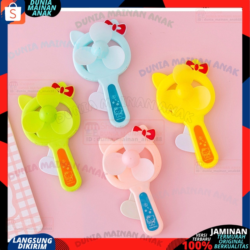Jual Kipas Angin Mini Tangan Manual BerKarakter Tanpa Baterai | Shopee ...