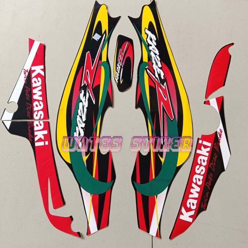 Jual Striping Decal Polet Sticker Kawasaki Kaze r 2003 2004 2005 2006 ...