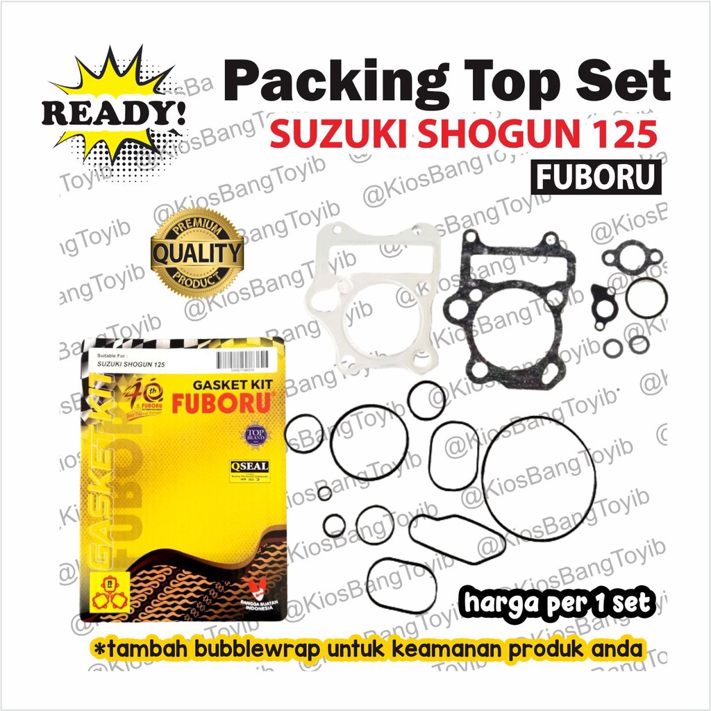 Jual Paking Packing Top Gasket Kit Set Suzuki SHOGUN 125 (Fuboru) | Shopee Indonesia