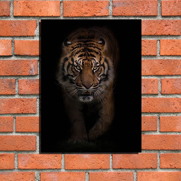 Jual Poster HARIMAU Hiasan Dinding Poster Kayu Pajangan Dekorasi ...