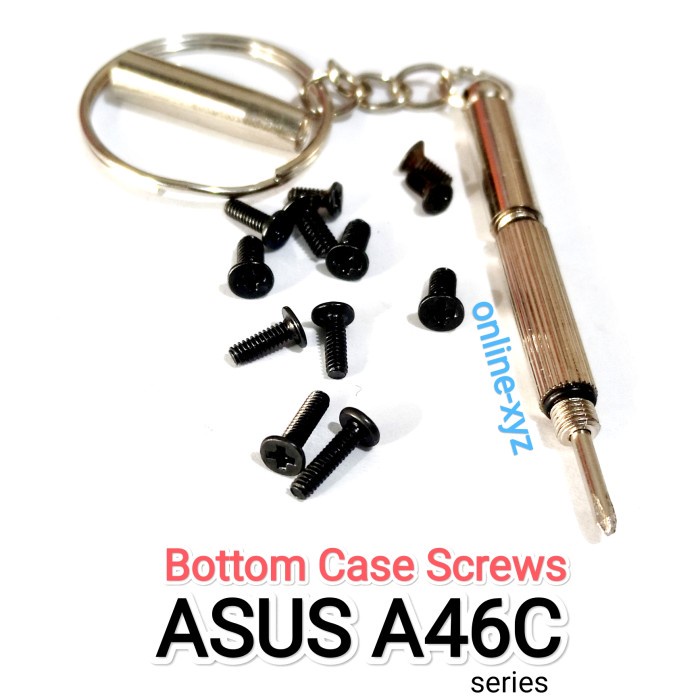 Jual baut mur sekrup skrup casing ASUS A46 A46C A46CB A46CA A46CM ...