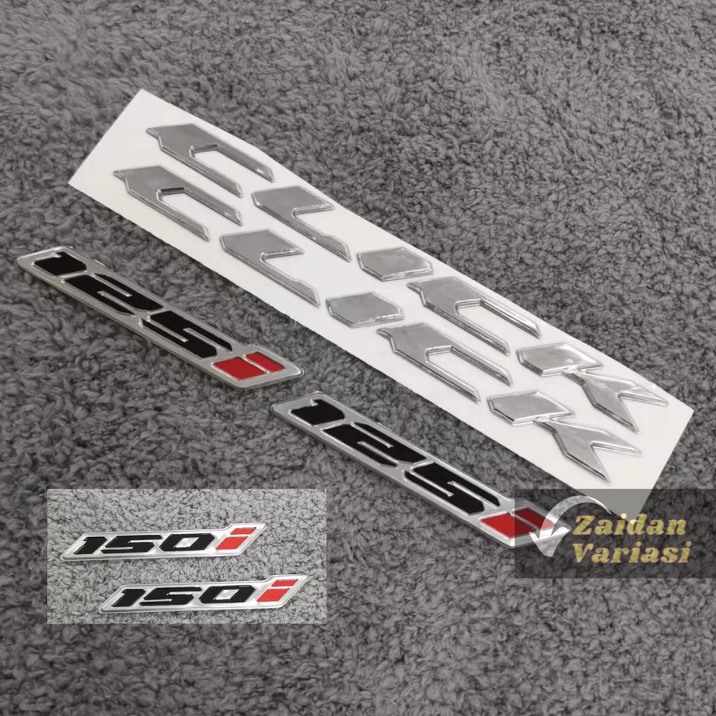 Jual Emblem Click 125i 150i Stiker Logo Timbul Vario 125 New Old 160 ...