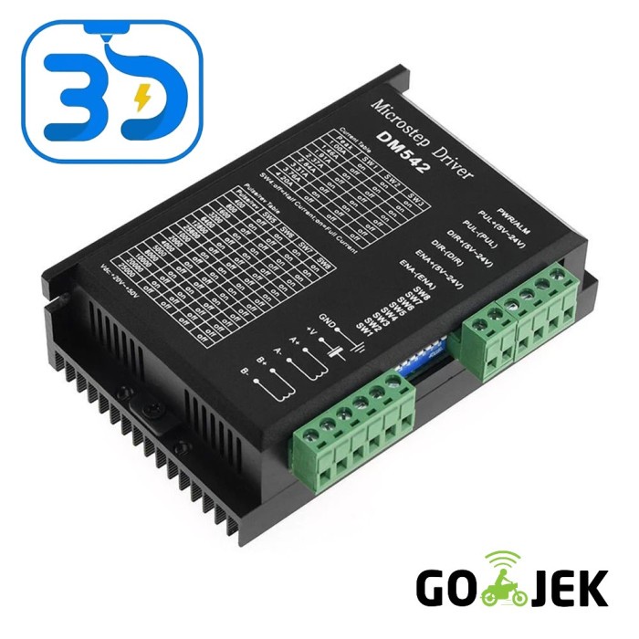Jual DM542 Stepper Motor Microstep Driver | Shopee Indonesia