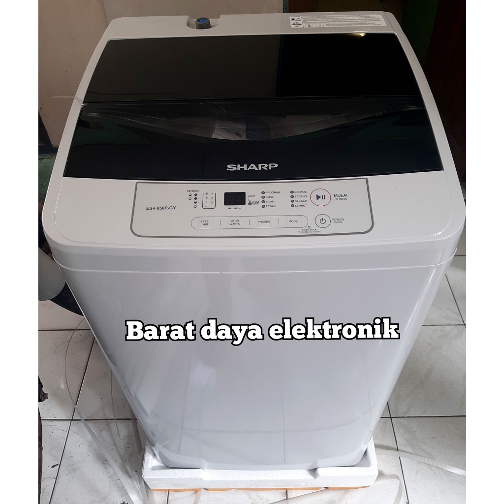 Jual MESIN CUCI SHARP 1 TABUNG SHARP ESF-950 PGY MESIN CUCI OTOMATIS 330 watt | Shopee Indonesia