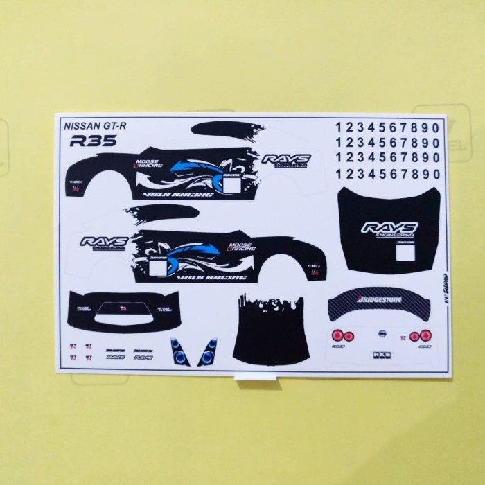 Jual MB27 decal hotwheels r35 gtr nissan skyline | Shopee Indonesia