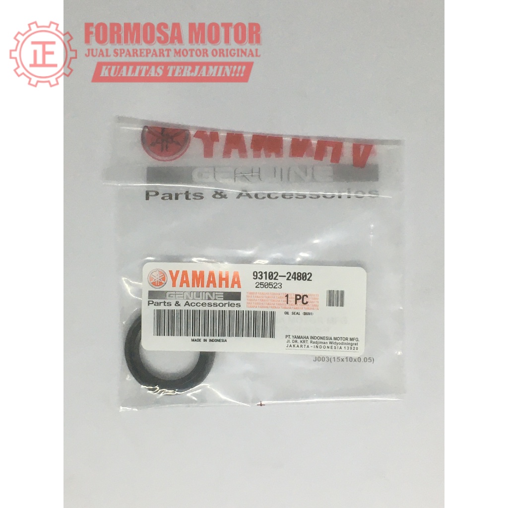 Jual seal crankshaft sil kruk as kiri AEROX LEXI NMAX NEW 2020 YAMAHA ORIGINAL KODE 93102-24802 ...