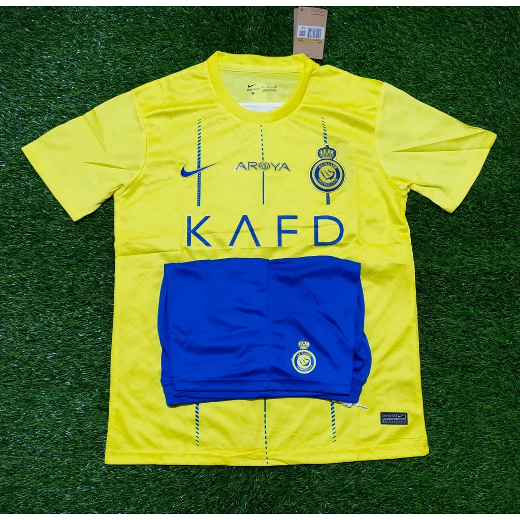 Jual Jersey Al Nassr Home New 2023 2024 Baju Sepak Bola Ronaldo Grade