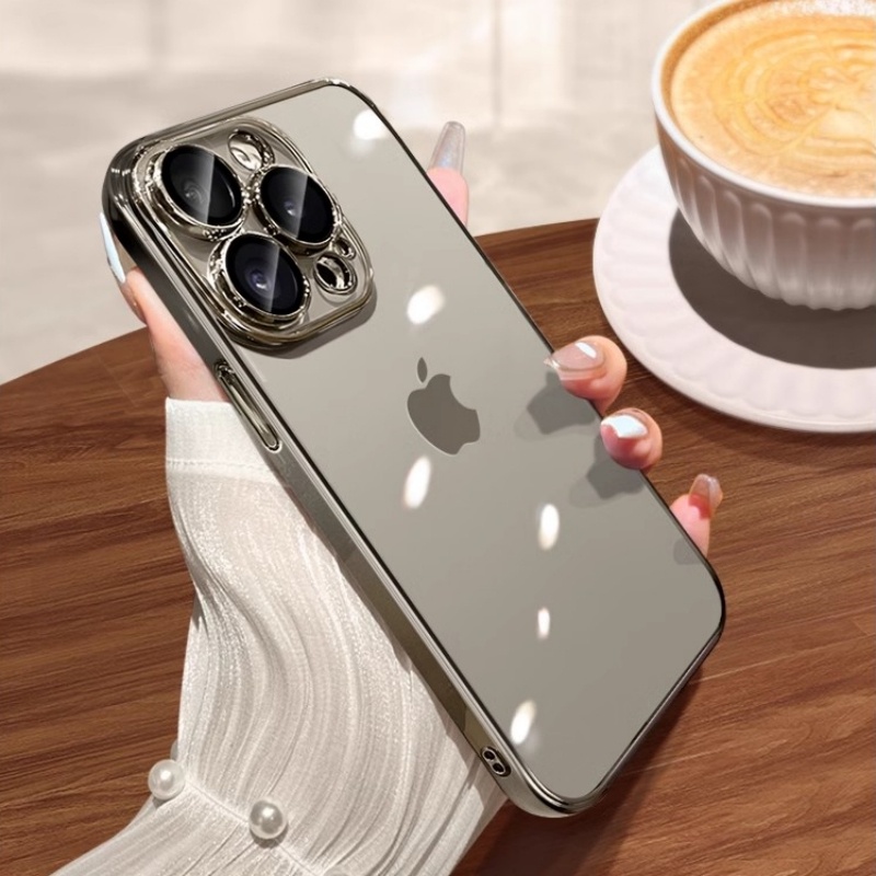 Jual Case Titanium Bening Casing Keras dengan Pelindung Lensa untuk ...