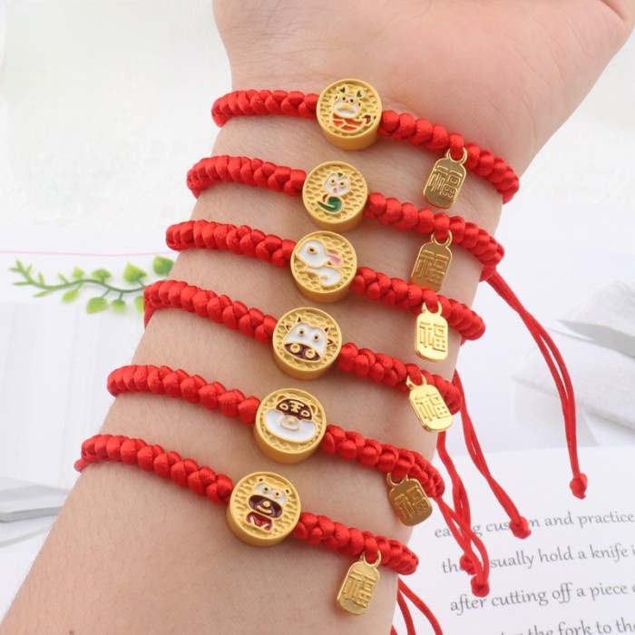 Jual Gelang Merah 12 Shio Tali Merah Chinese Zodiac Kado Imlek Ultah ...