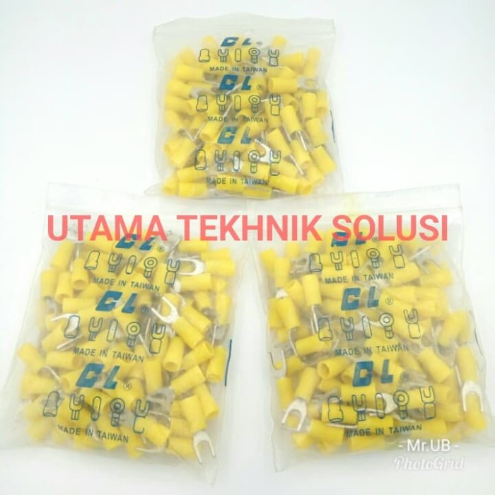 Jual Kabel Skun Y CL 3.5-5 Kuning Untuk Kabel 2.5mm Sampai 4mm | Shopee Indonesia