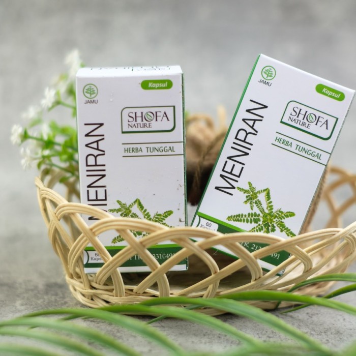 Jual Kapsul Meniran 60 kapsul SHOFA NATURE meningkatkan daya tahan ...
