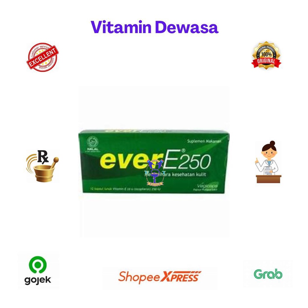 Jual EVER E KAPSUL 12S (Apotek Ebenezer) | Shopee Indonesia