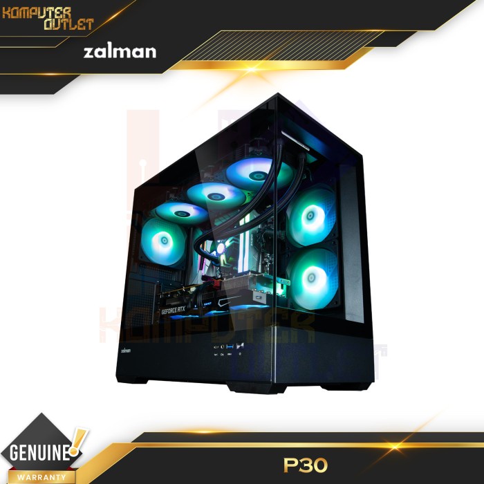 Jual Zalman P30 Black Micro ATX Mini Tower PC Case | Shopee Indonesia