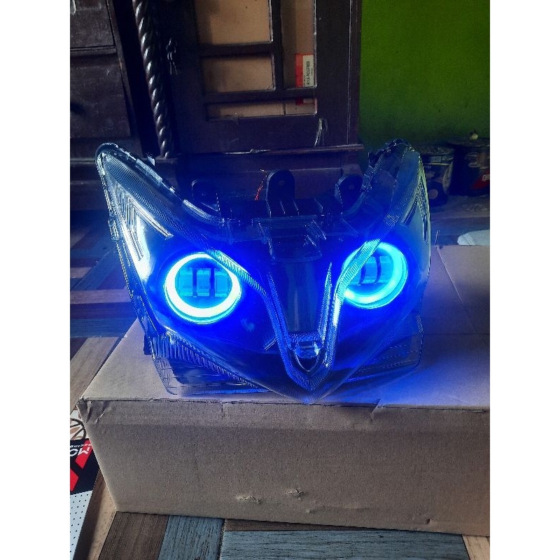 Jual Lampu Depan Daymaker Honda Vario Techno 125 Fi Old 2012 2015 KZR Daymaker led warna putih ...