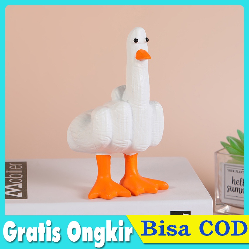 Jual Patung Binatang - Duck Statue - Duck Sculpture - Pajangan Bebek ...