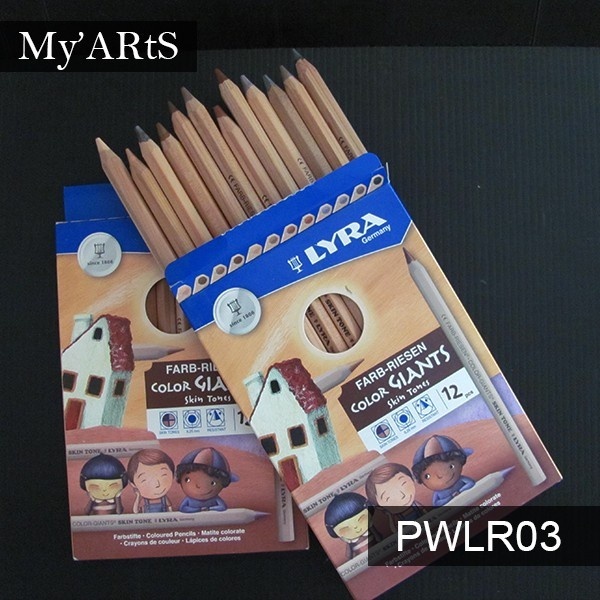 Jual Lyra Giant Skin Tone Colour 12 Pensil Warna Kulit Skintone Colour ...