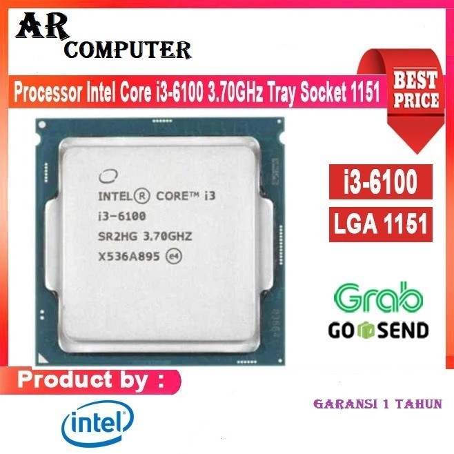 Jual Prosesor Intel Core I3 6100 Tray Socket 1151 | Shopee Indonesia