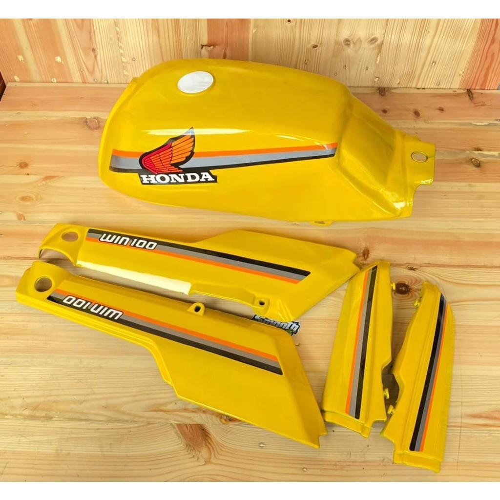 Jual Tangki honda win win 100 set bok aki set body set striping warna ...