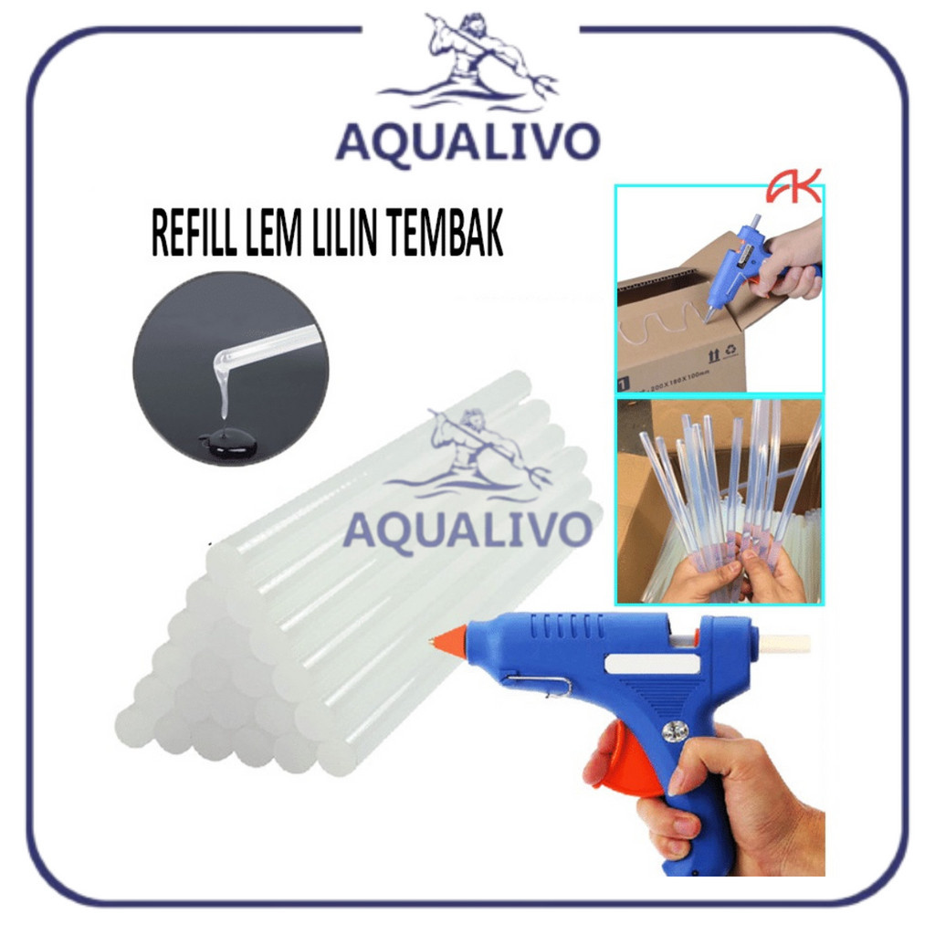 Jual Isi Lem Tembak Kecil Refill Isi Lem Tembak Lem Bakar Stick Glue ...