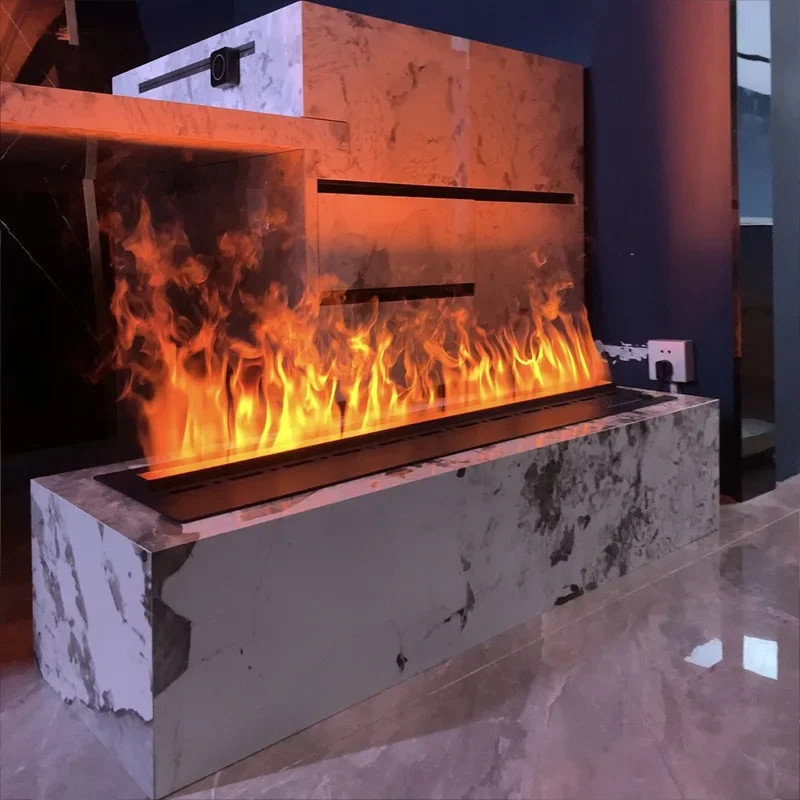 Jual 3D Atomized Fireplace with Colorful Steam Flame ECO Friendly ...