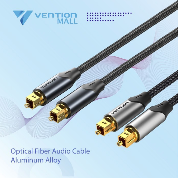 Jual Vention Kabel Audio Braided Digital Optical Toslink Audio Optik ...