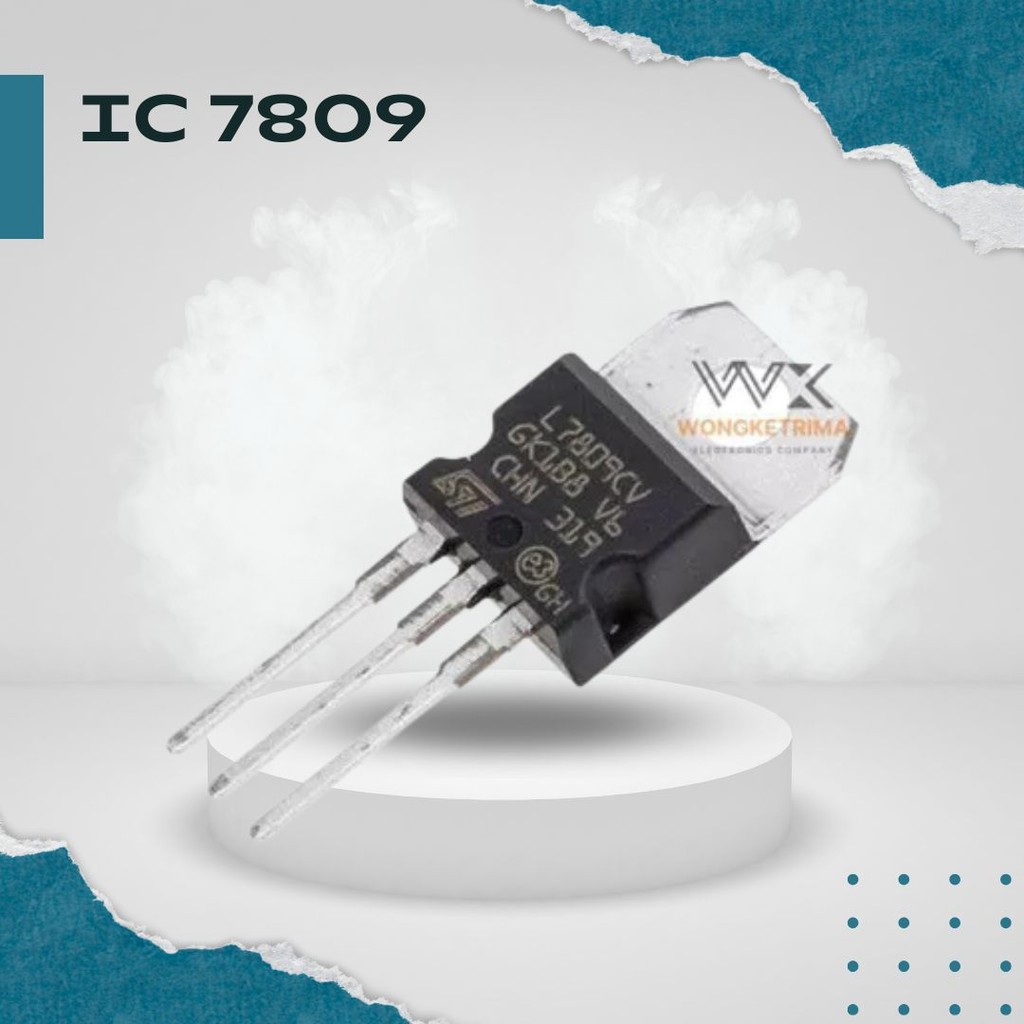 Jual IC L7809 L7809CV LM7809 – 9V Positive Voltage Regulator 1A TO-220 untuk Rangkaian ...