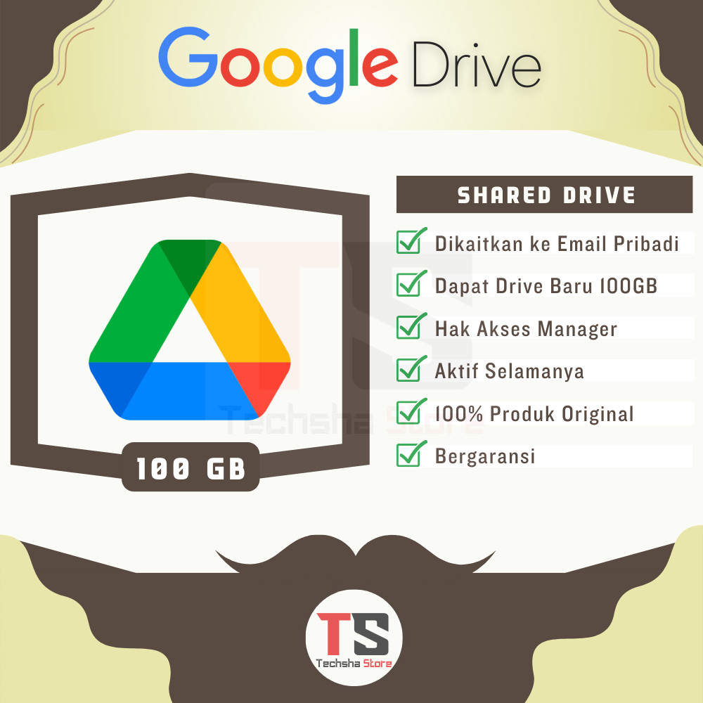 Jual [SHARED DRIVE] Google Drive Email Pribadi Gmail 100 GB Storage ...