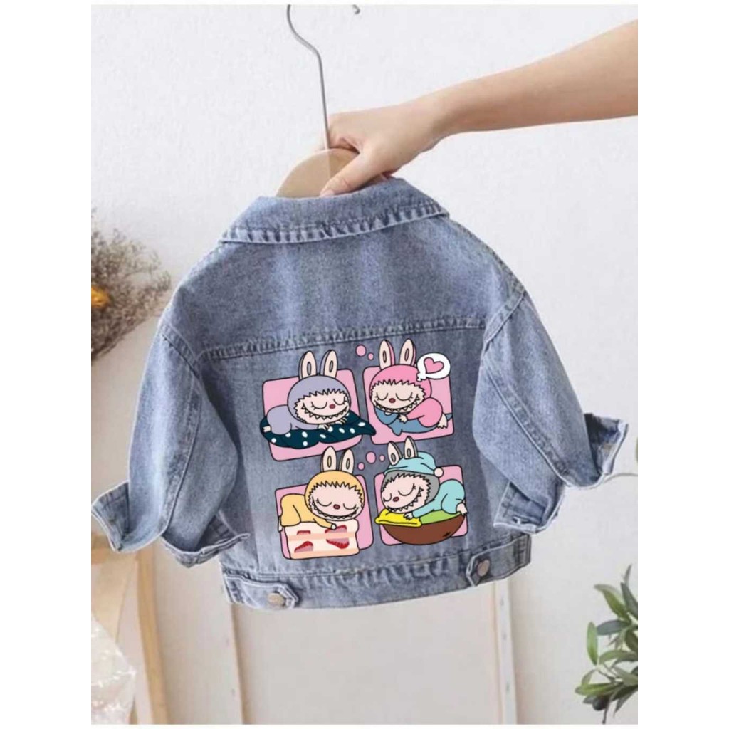 Jual JAKET LABUBU Jeans Anak Perempuan Dan Laki-laki Usia 1-10 Tahun ...
