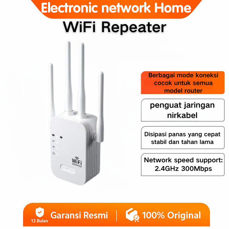 Jual Wifi Repeater 4TX 300m Wifi Wireless Range Extender Router wifi extender penguat wifi sinya ...