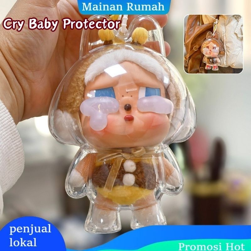 Jual [Local Delivery] Labubu Pop Mart CRYBABY Acrylic Box Series Boneka ...