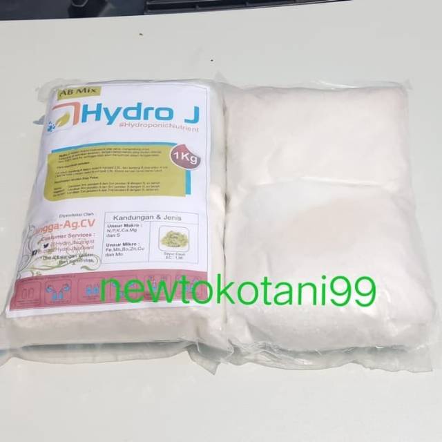 Jual AB mix 1 kg Hydro J sayuran daun dan buah untuk 2500ml A + 2500ml ...