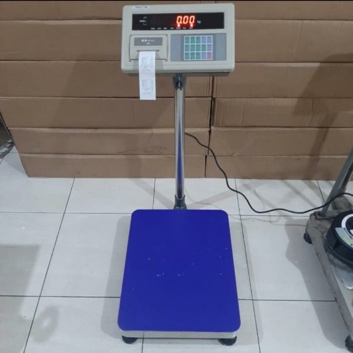 Jual Timbangan duduk/timbangan printer /timbangan barang printer 200kg ...