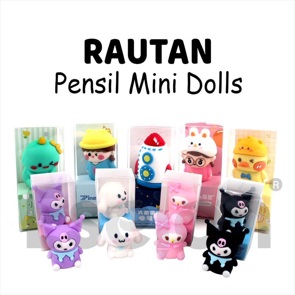 Jual 1buah Rautan Mika Boneka 1 lubang / 1pc Rautan Boneka Karakter ...