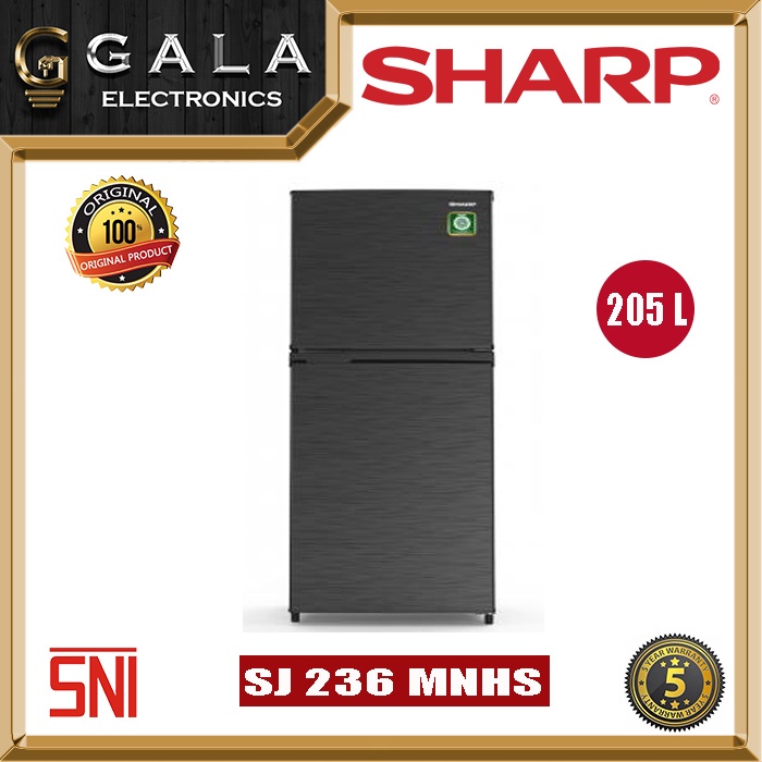 Jual Lemari Es / Kulkas Sharp SJ 236 MNHS (2 PINTU) | Shopee Indonesia