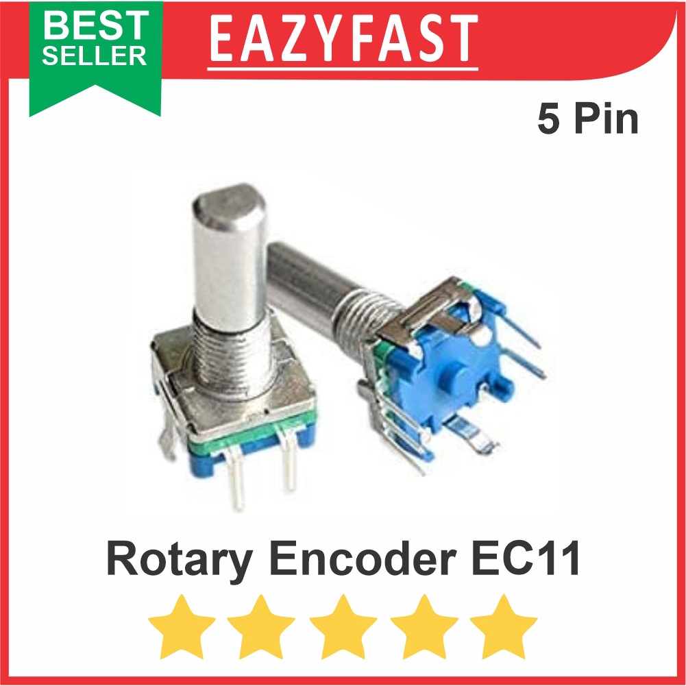 Jual Rotary Encoder EC11 5 Pin 20mm Digital Switch | Shopee Indonesia