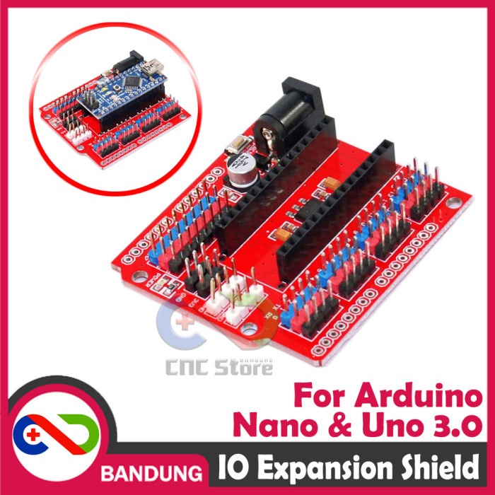 Jual I/O EXPANSION SHIELD EXTENSION BOARD FOR ARDUINO NANO dan UNO 3.0 ...