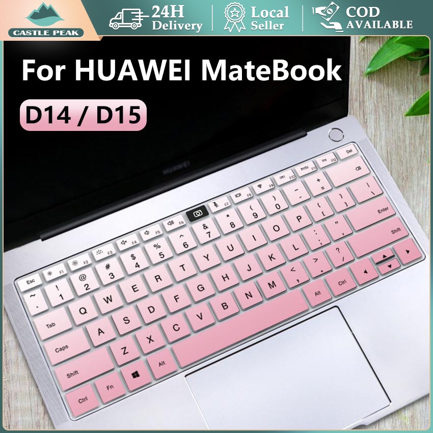 Jual Huawei Silicone laptop Keyboard Cover, MateBook 14 / D14 / D15 ...