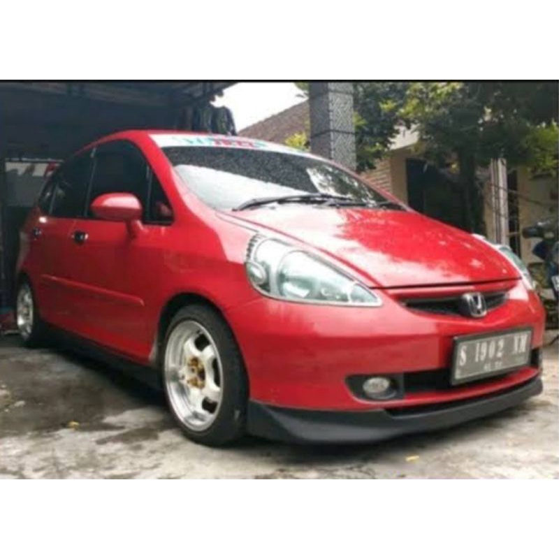 Jual Front lips bodykit add-on Honda Jazz vtec GD3 | Shopee Indonesia