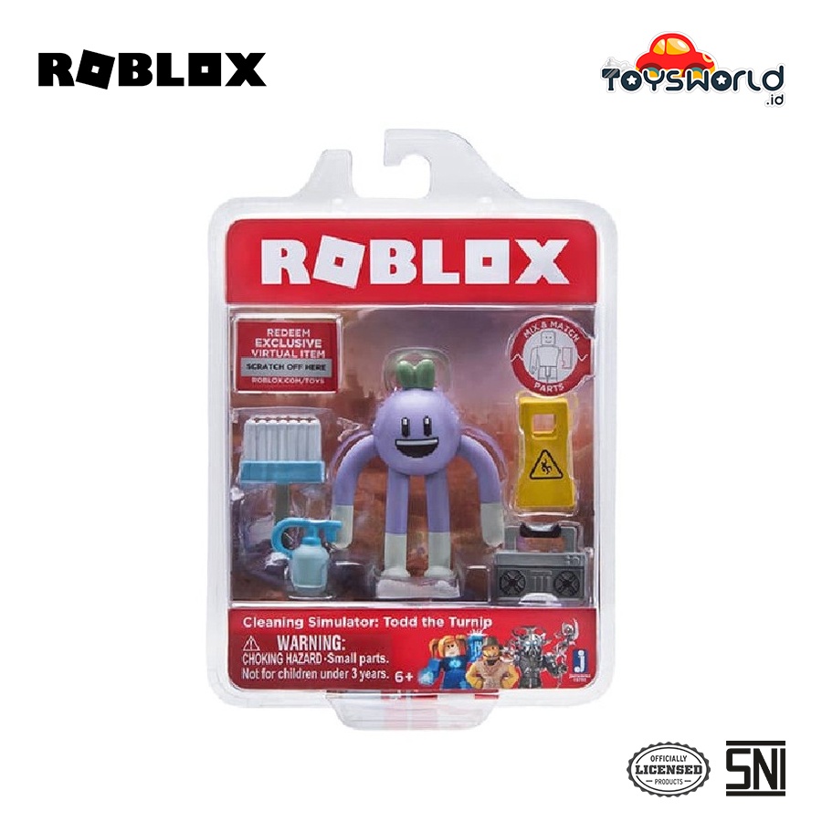 Jual Roblox Core Fig Cleaning Simulator Todd the Turnip - Mainan Anak ...