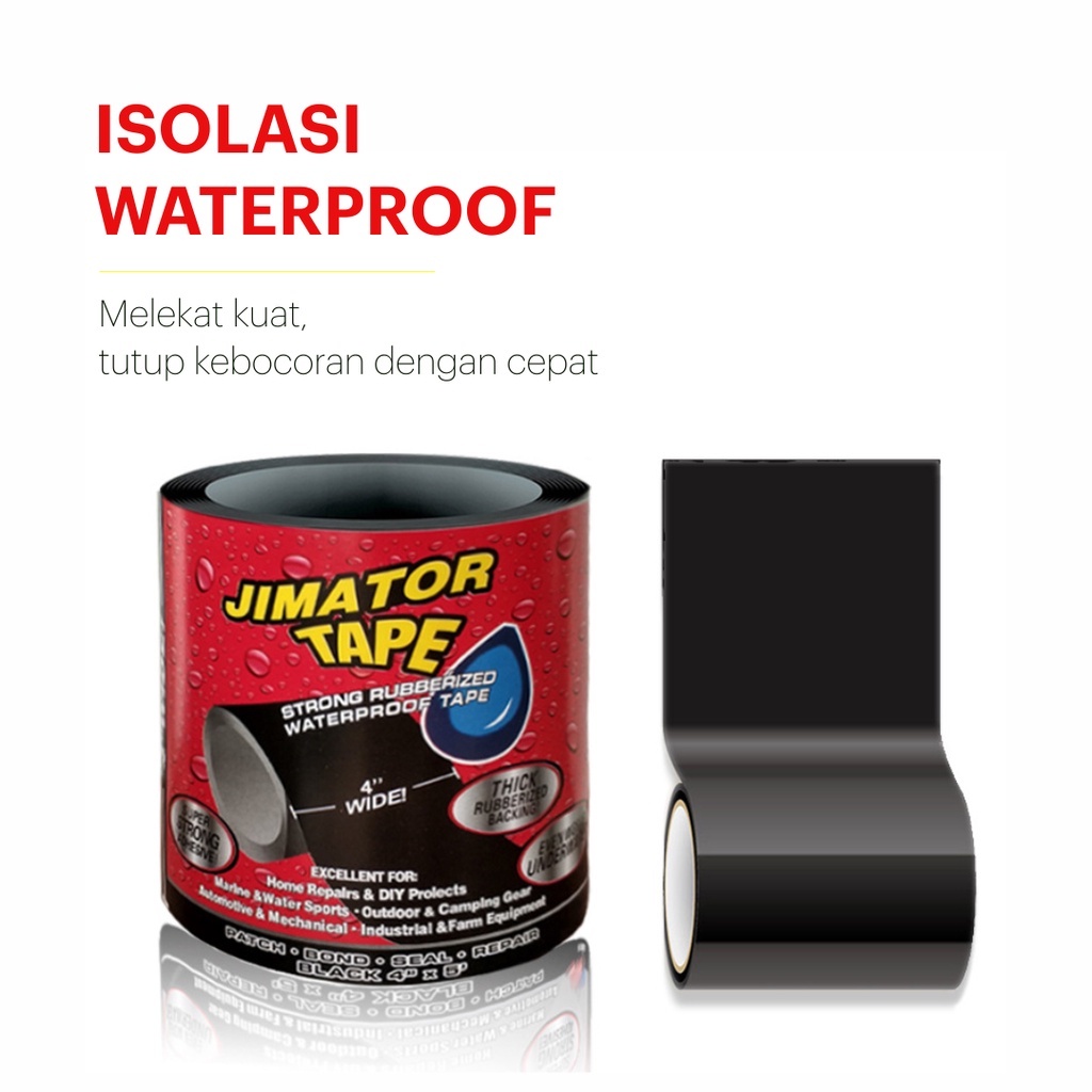Jual Lakban Super Kuat Isolasi Ajaib Serbaguna Anti Bocor Waterproof Jimator Tape Perlengkapan ...