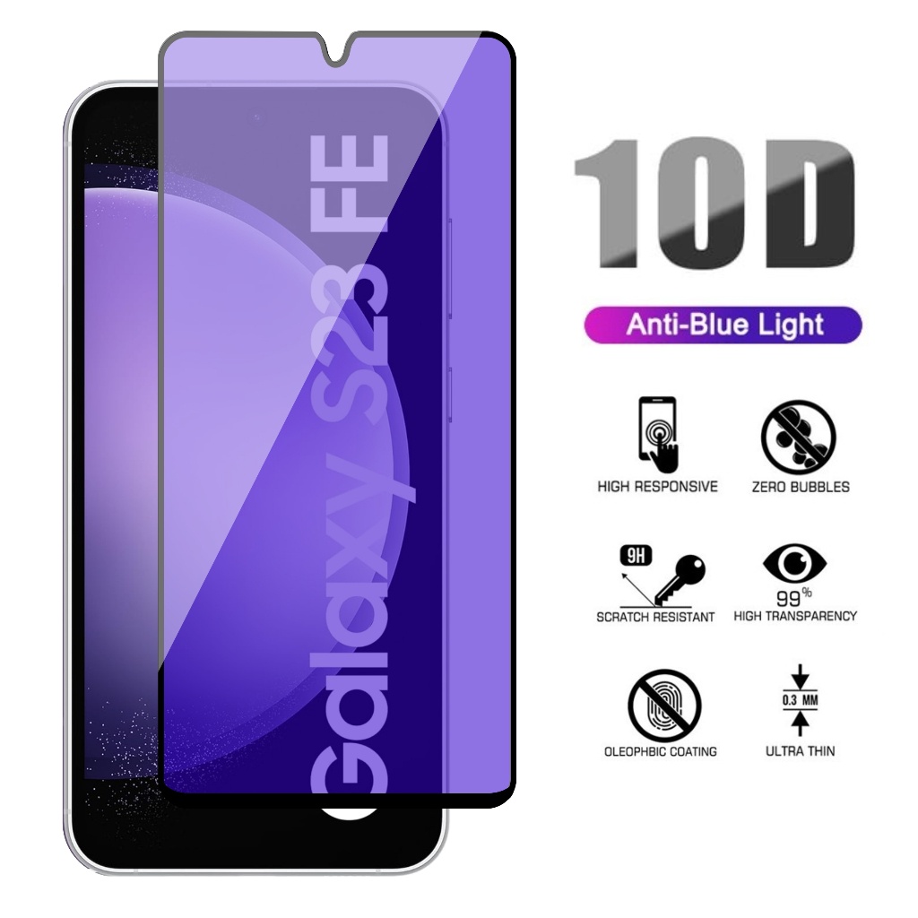 Jual Tempered Glass Samsung S21 S23 FE 5G Layar Blue Light Anti Radiasi ...
