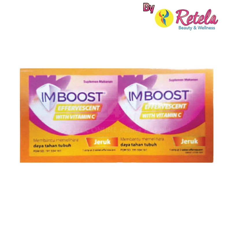Jual IMBOOST EFFERVESCENT JERUK STRIP 2 TABLET | Shopee Indonesia