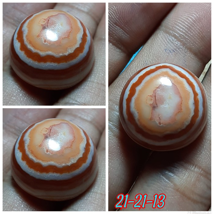 Jual Natural Batu Akik Motif Gambar Pusaran Mata Dewa Puser Bumi Antik ...