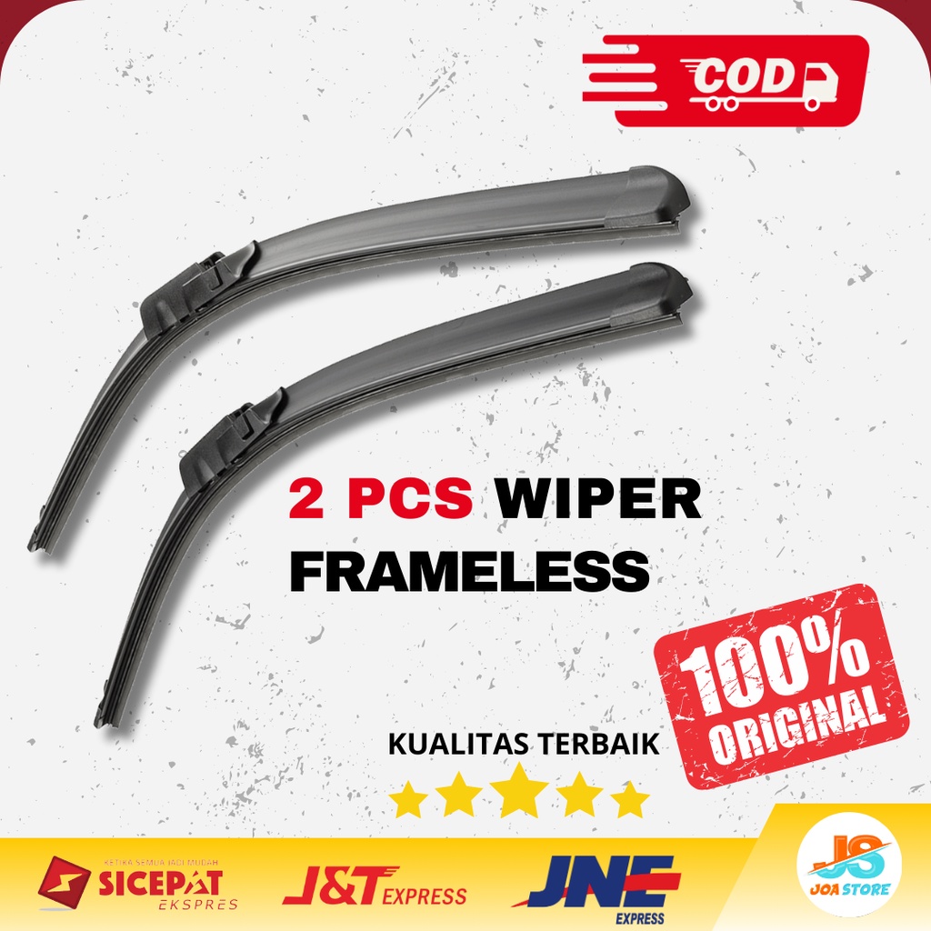 Jual Wiper Kaca Depan Toyota Fortuner VRZ / VNT / SRZ Frameless 1 Set ...