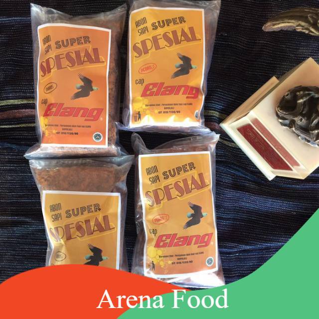 Jual abon sapi premium spesial cap elang 250gr | Shopee Indonesia