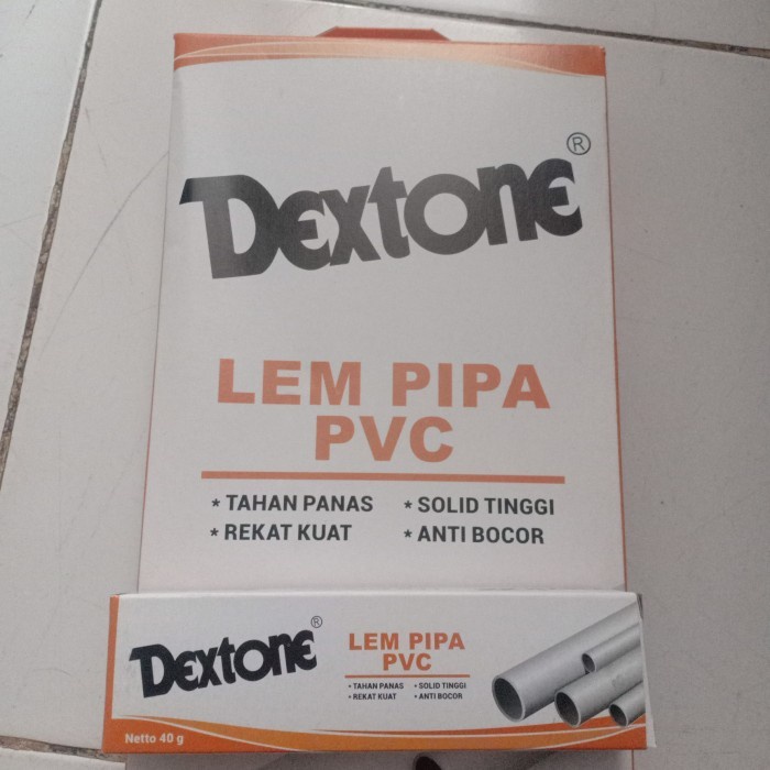 Jual Lem pipa dextone lem pipa pvc 40g dextone lemindo asli fiting pvc ...
