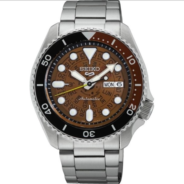Jual Jam Tangan SEIKO 5 Japan SRPJ47K1 SRPJ47 Brown Original ( Pria ...