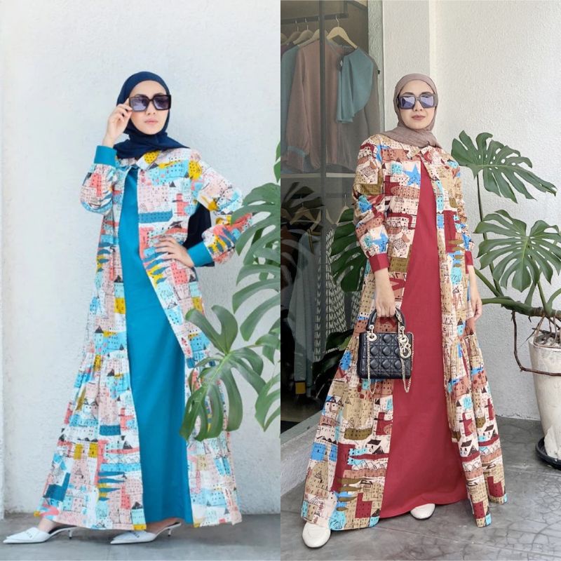 Jual Cello Dress by Monel Hijab Volt Model Muslim tren Masa Kini ...