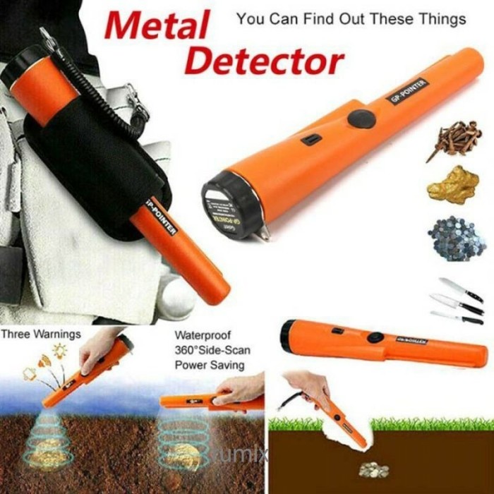 Jual Alat Pendeteksi Logam Detektor GP Pointer S Metal Detector Metal Emas | Shopee Indonesia